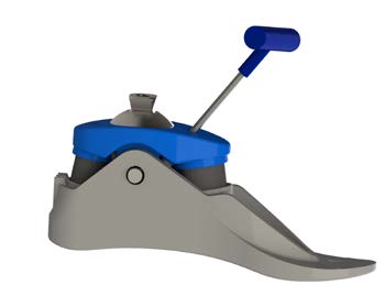 Ankle prosthesis with adjustable range of motion and stability promotes ...